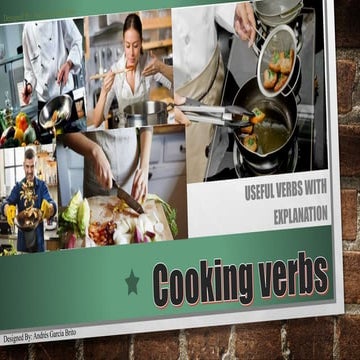 Cooking Verbs | PPTX