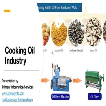 Cooking oil-industry | PDF