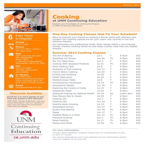 Benefits of Enrolling in Cooking Classes | PPTX