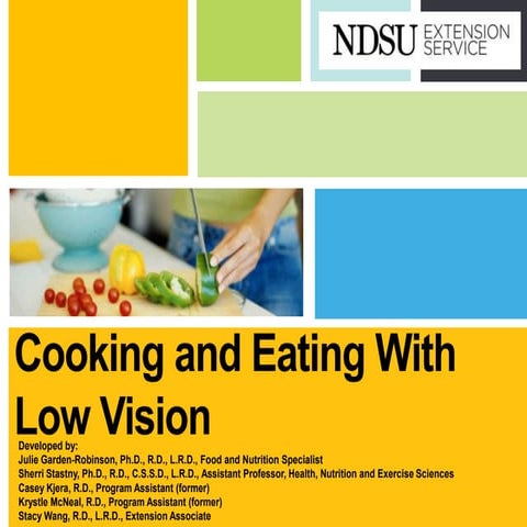 Cooking and Eating With Low Vision | PPTX