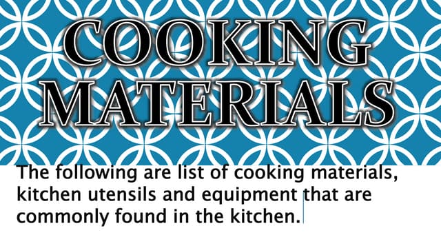 cookery 7 Identify kitchen tools, utensils and equipment in the kitchen.pdf
