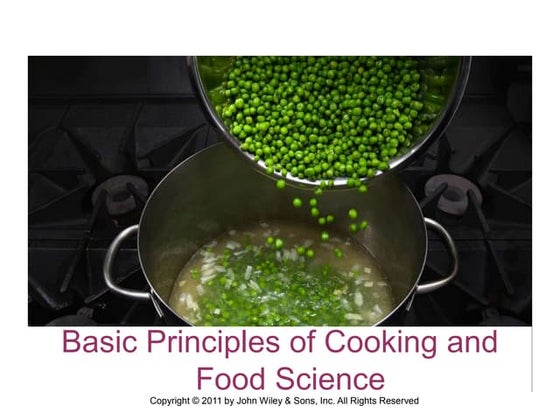 Basic cooking principles | PPT | Cooking | Food & Drink