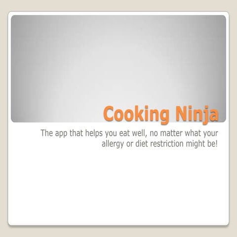 Cooking Ninja Presentation | PPT