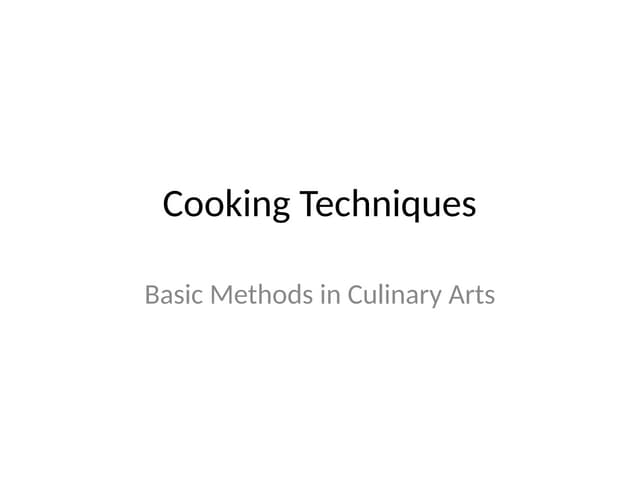 Basic kitchen rules | PPTX