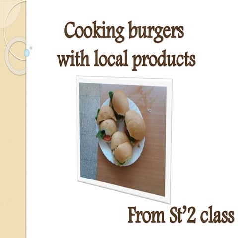 Cooking with local products | PPT