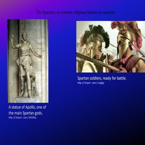 cool spartan project for humanities! must get good GRADE! | PPTX