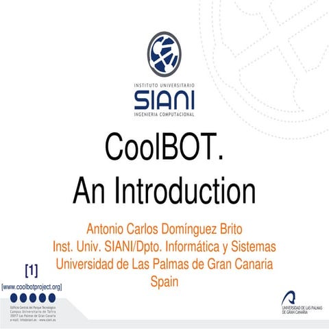CoolBOT. An Introduction | PPT