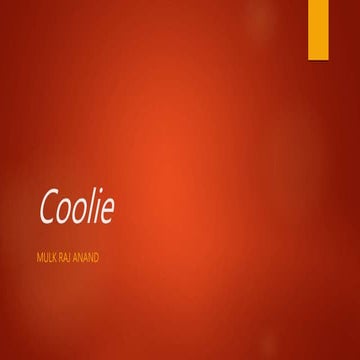Coolie | PPTX