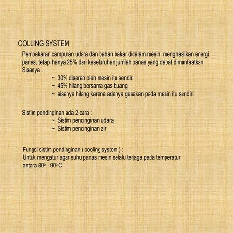 Cooling system | PPT