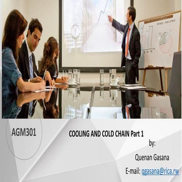 cooling and cold chain technologies in general. | PDF