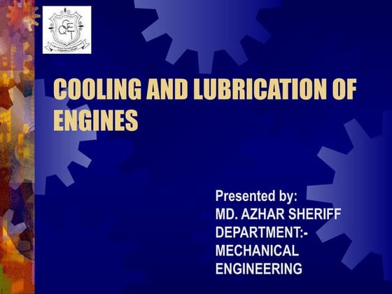 Study of automobile engine friction and reduction trends | PPT