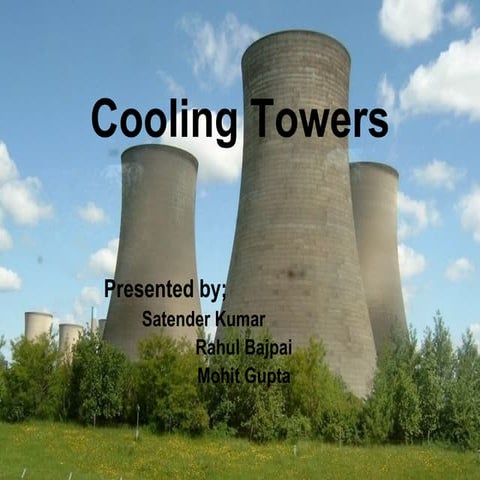 Cooling towers | PPT