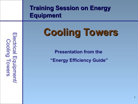 Cooling towers | PPT