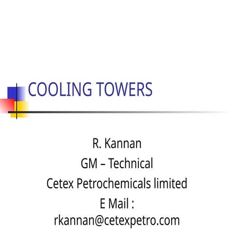 COOLING TOWERS testing AND METHODS .ppt