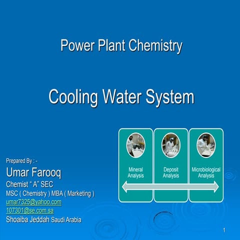 Cooling water system presentation | PDF