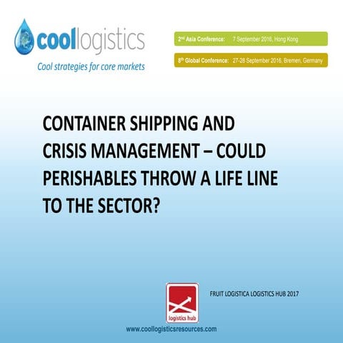 Alex von Stempel : Cool Logistics presentation at ICEE 2019 | PDF