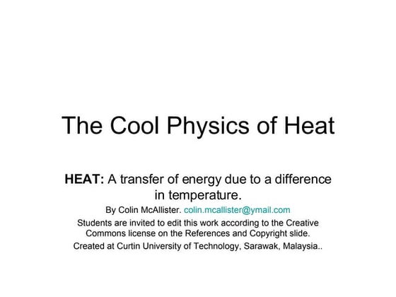Heat Transfer | PPT | Weather | Science