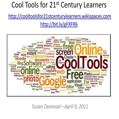 Cool tools for 21st century learners | PPTX