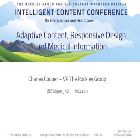 Adaptive Content, Responsive Design and Medical Information | PPTX