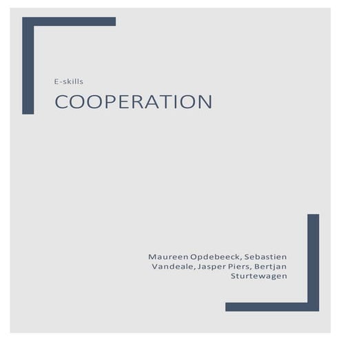 Cooperation | PDF