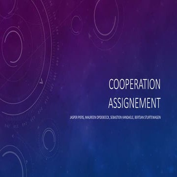 Cooperation ppt | PPTX