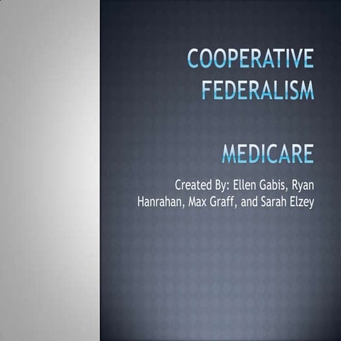 Cooperative federalism | PPTX