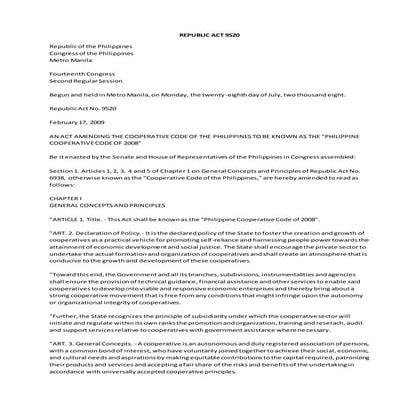 Implementing Rules and regulations of RA 9520 | PPT