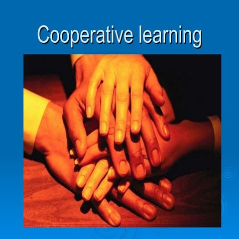 Cooperative learning | PPT