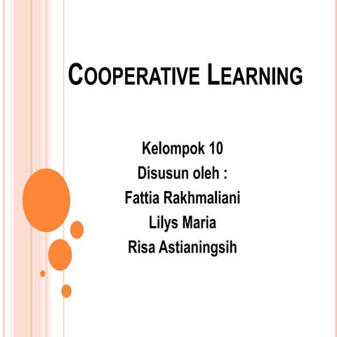 Cooperative learning | PPTX