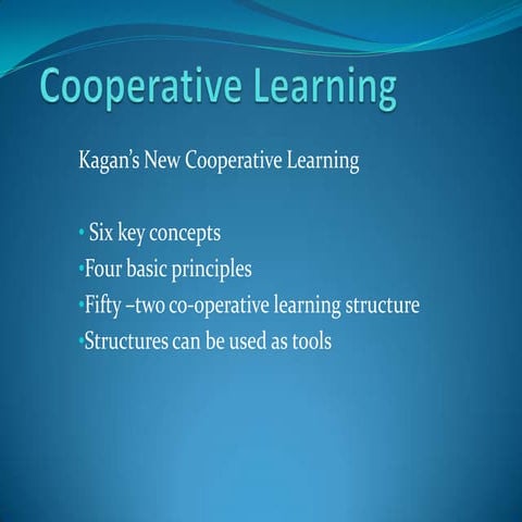 Cooperative learning | PPTX