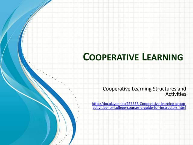 Cooperative Learning Powerpoint | PPT