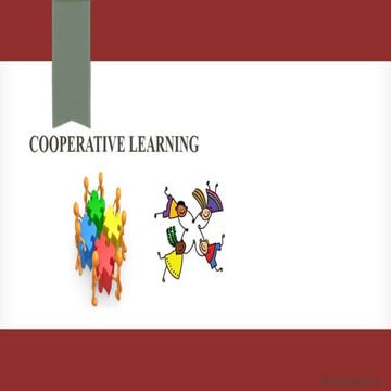 Cooperative Learning | PPT