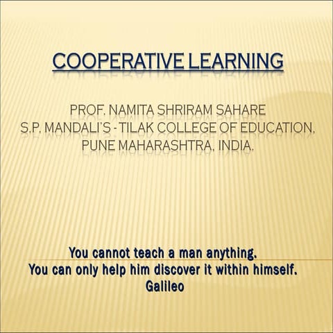 Cooperative learning | PPT