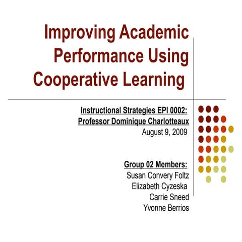 Cooperativelearningfinal 090805124529-phpapp02 | PPT