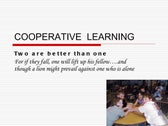 Presentation on cooperative learning | PPT