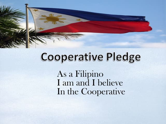 THE COOPERATIVE PLEDGE.pptx | Religion & Spirituality
