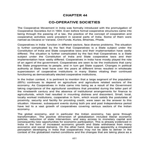 Cooperative societies writeup | PDF