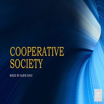 Cooperative society | PPTX