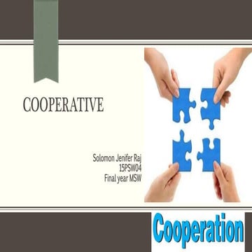 Cooperative | PPTX