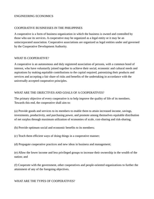 The Cooperative Movement in the Philippines | PPT