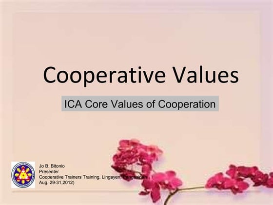 Some Important Cooperative Practices | PDF | Business Accounting ...