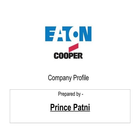 Cooper company profile | PPT