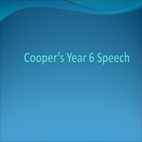 My Speech Powerpoint 2 | PPT
