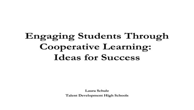 Cooperative Learning Quotes