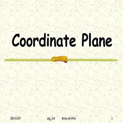 Coordinate Plane | PPT