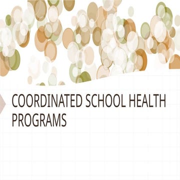 COORDINATED-SCHOOL-HEALTH-PROGRAMS.pptx NA | PPTX