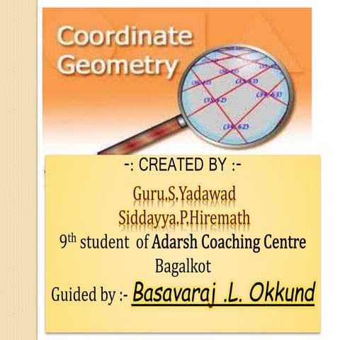 Coordinate geometry | PPTX