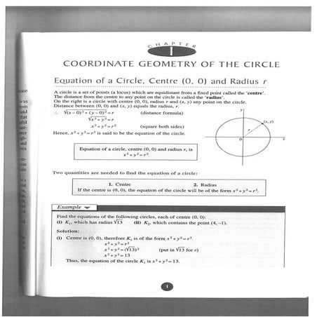 Coordinate geometry circle_part1 | PDF