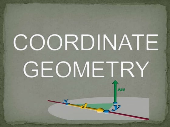 Application of coordinate system and vectors in the real life | PPTX