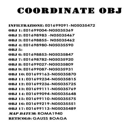 Coordinate obj | PDF